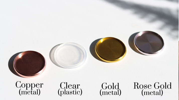 Planner Discs, 1.5 Inch, 9 Discs Per Set, Clear, Rose Gold, Gold, Copp ...